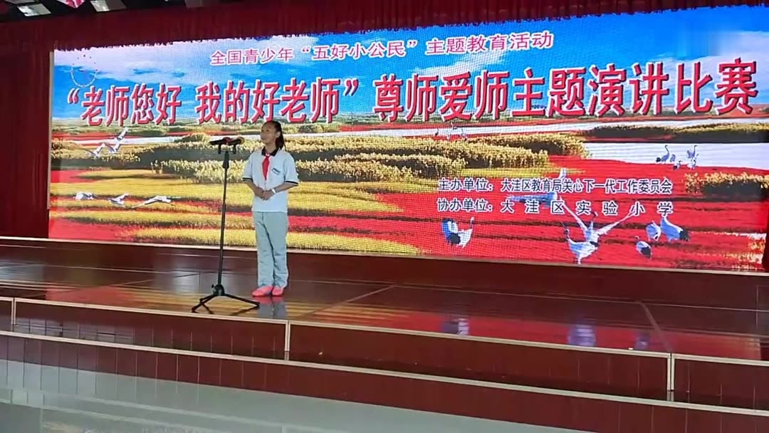 《我心目中的好老师》小学生演讲 韩佳怡