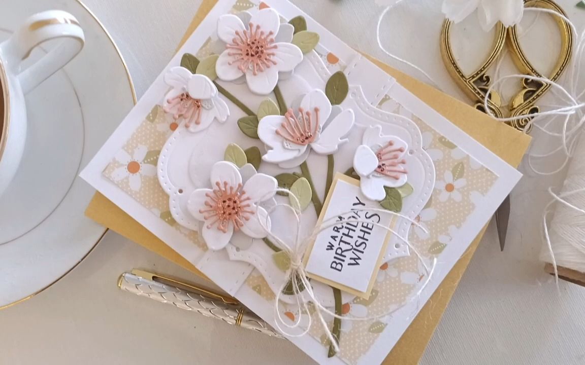 【4830】【Papertrey Ink】花朵组装切割刀模使用视频教程