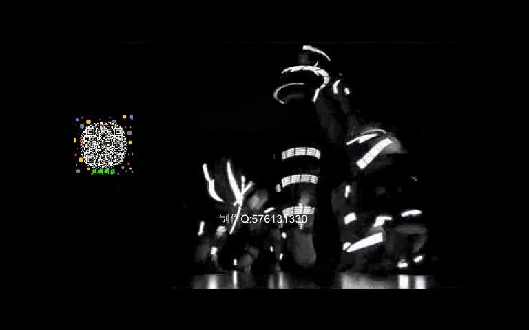 43.超炫人屏互动秀LED视频 舞台震撼光影秀 led视频制作我要视频网