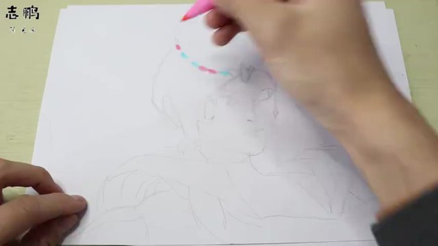 志鹏简笔画:今天来画叶罗丽曼多拉,画法详细快来看