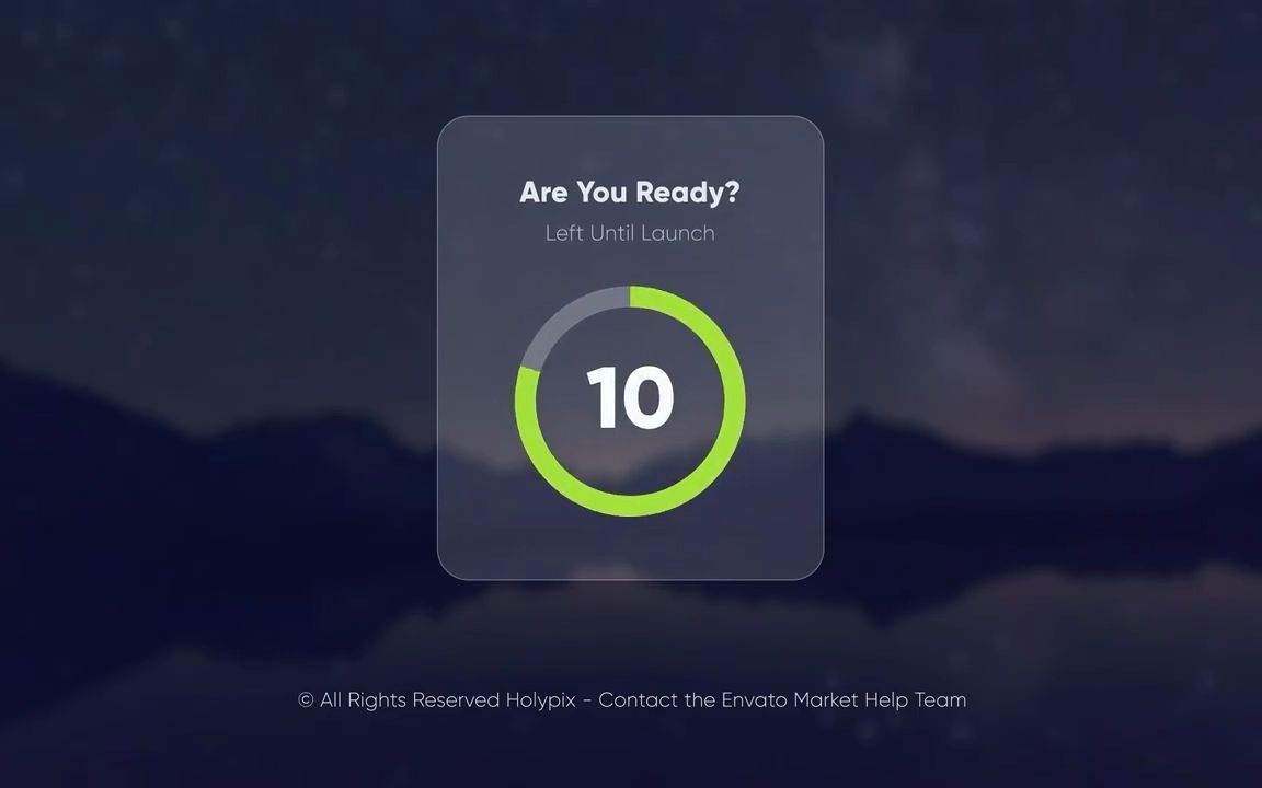 AE模板-50种简约时间数字秒表倒计时图形动画