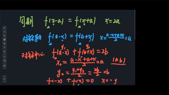 函数难点讲解:对称轴周期对称中心公式讲解