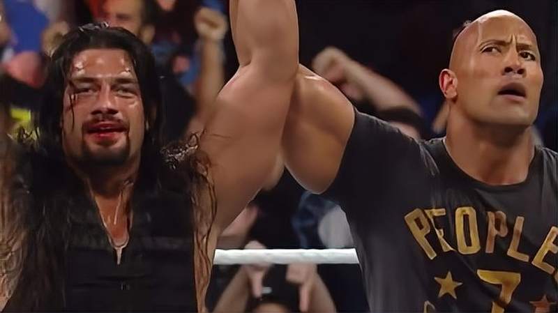 关键时刻大表哥救场 wwe 罗门伦斯