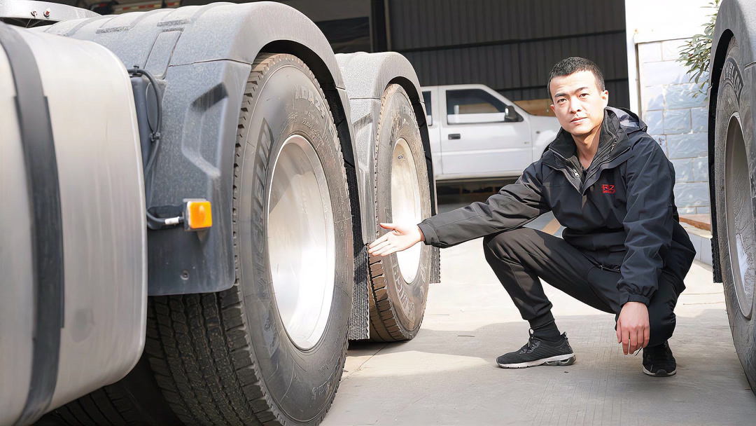 见惯了6X2提升桥,那么这种车桥呢?双驱桥照样能提升