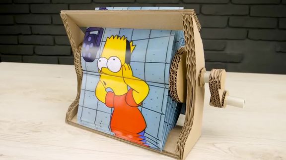 小哥自制了一个动画翻页机,看到成品之后,我知道了这是高手!