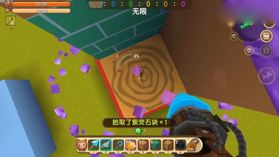 迷你世界:反应力大比拼,半仙可是挖矿高手,这个肯定难不倒我