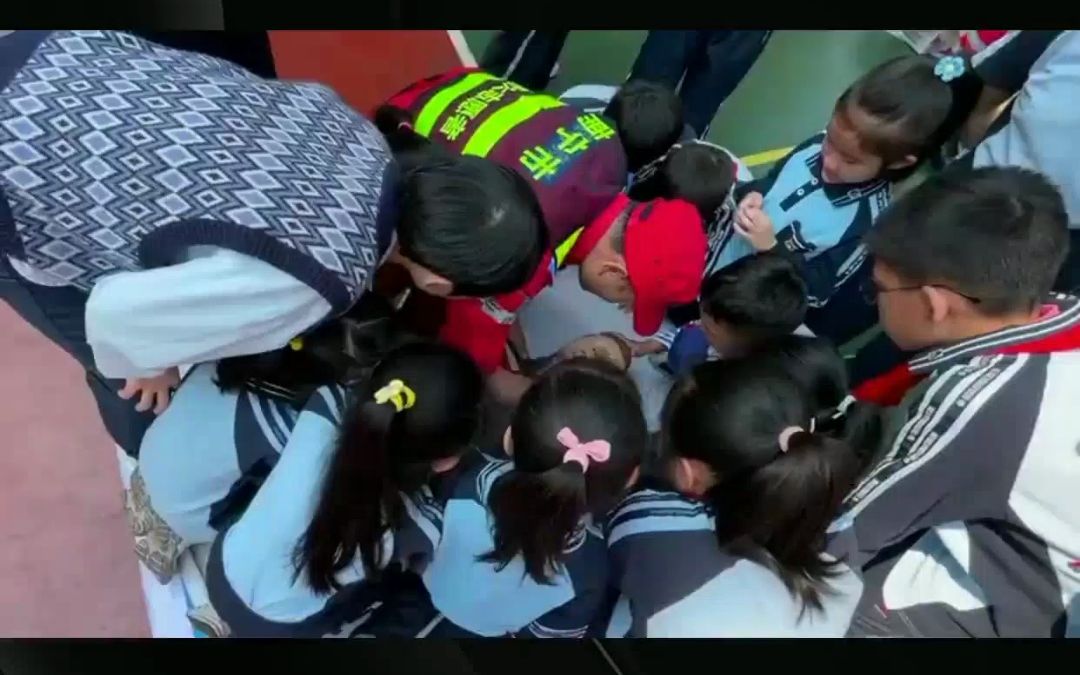 小学宣传栏砸倒学生造成一死两伤