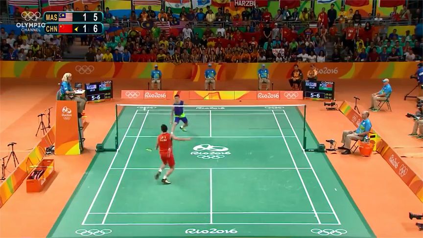 羽毛球比赛巅峰对决,林丹大战李宗伟,看他俩比赛真享受!