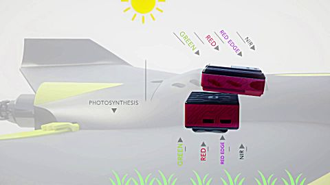 无人机应用:农业 Parrot Sequoia - Agricultural Drone Sensor - Capture ...