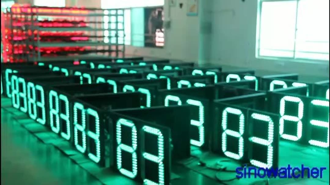 赛诺杰交通倒计时器老化视频