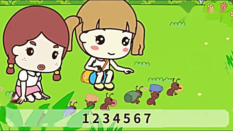 幼儿园小朋友儿歌教学:数字歌《从1数到10》,宝宝一起来学数字