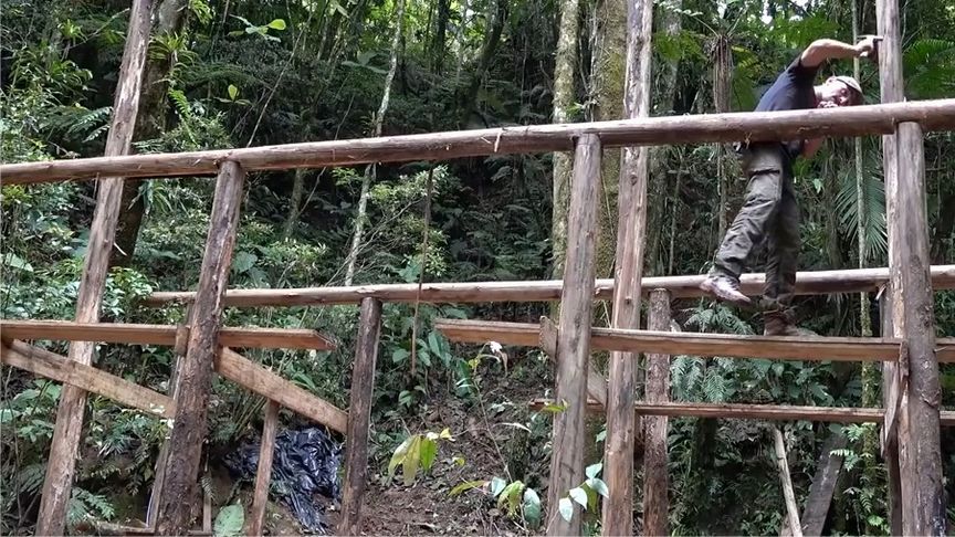 就地取材,建一座森林里的小木屋