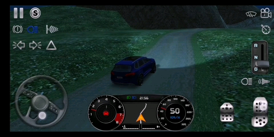 真实驾驶模拟 大众途锐极限路段测试