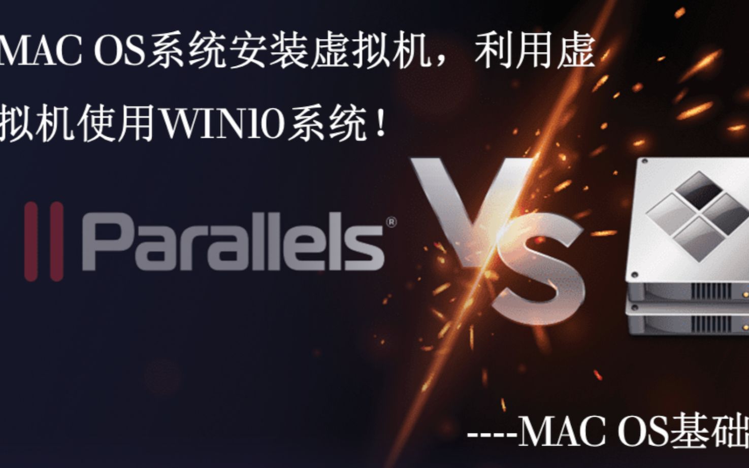 MacOS系统安装虚拟机并利用虚拟机使用WIndows10操作系统