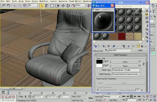 fall off(衰减贴图类型)重点参数与用法详解