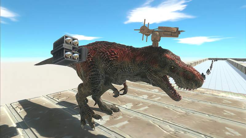 动物战争模拟器:霸王龙大杀四方