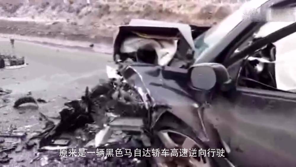 高速上女司机居然逆行,撞死都是活该,没监控谁敢信!
