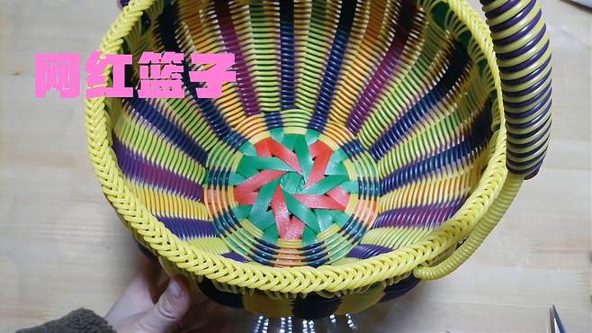 民间传统手工篮子,纯手工编织,详细完整版教程