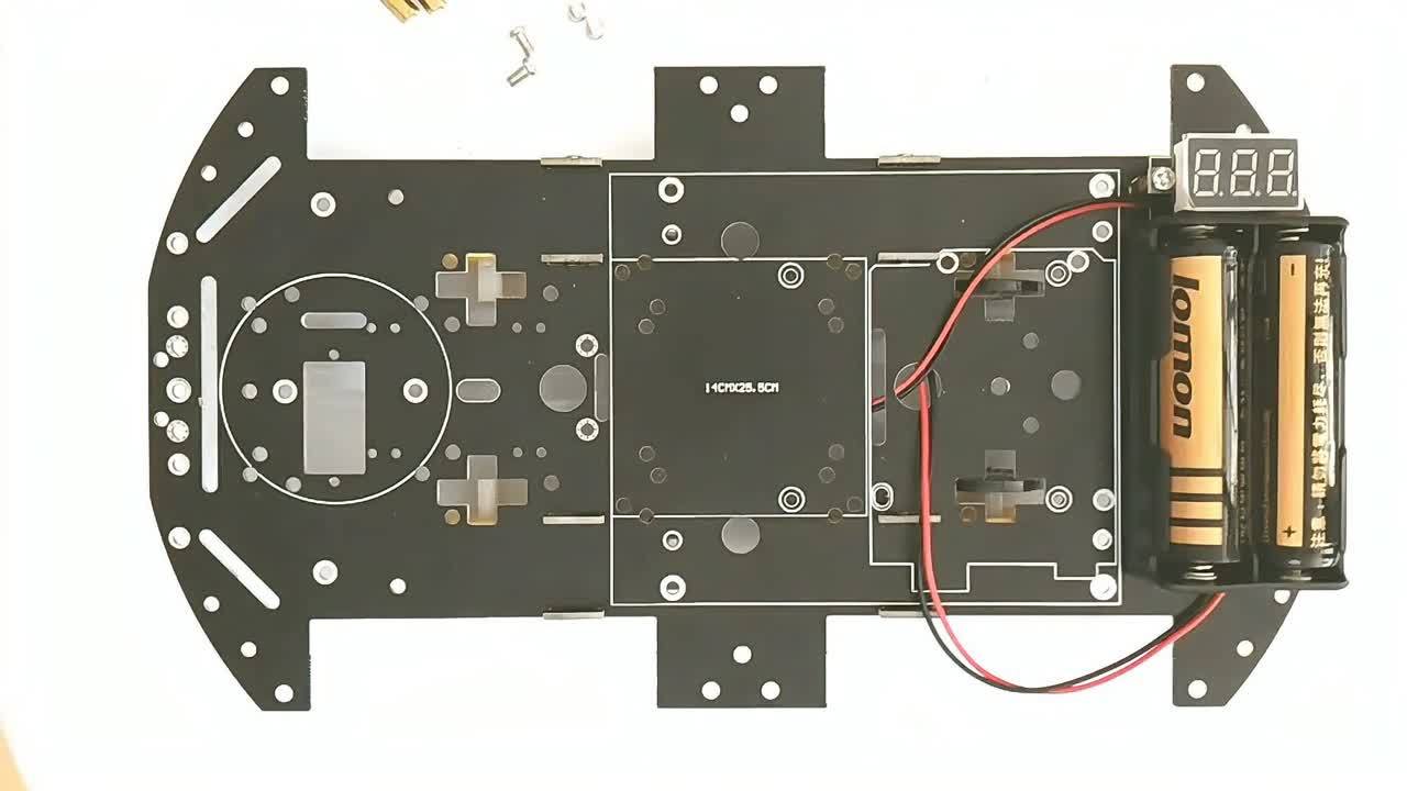 慧净HJ-4WD-wifi智能小车 多路循迹模块安装