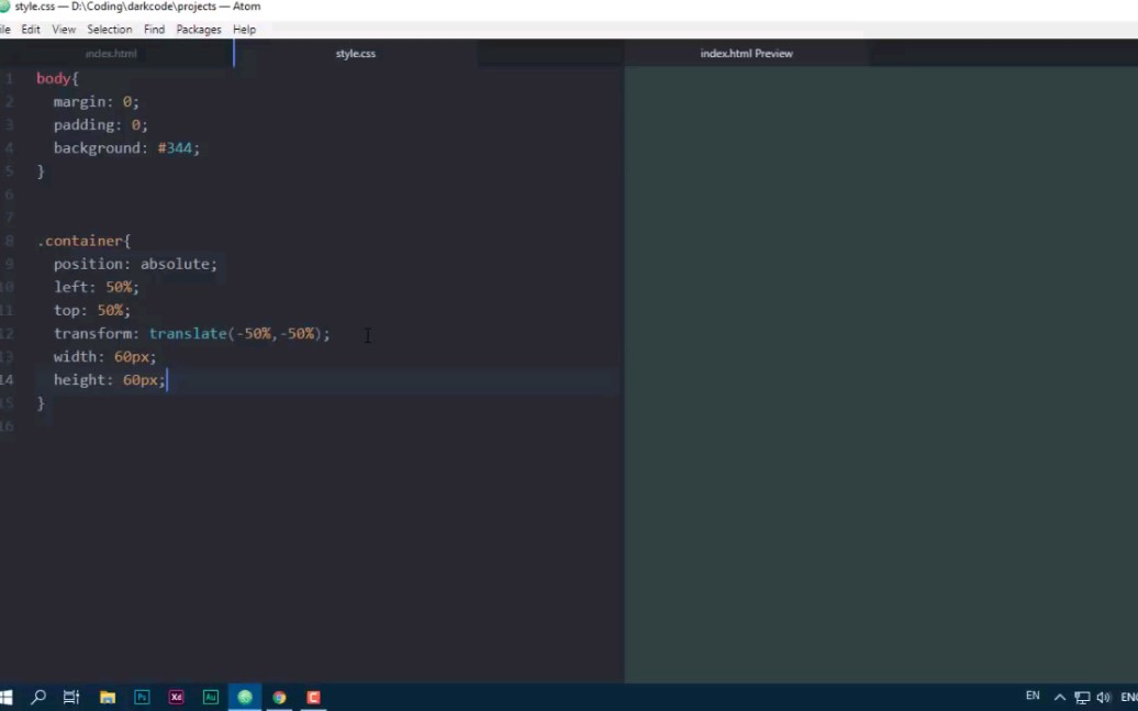 【HTML+CSS】5分钟做一个漂亮的加载动画