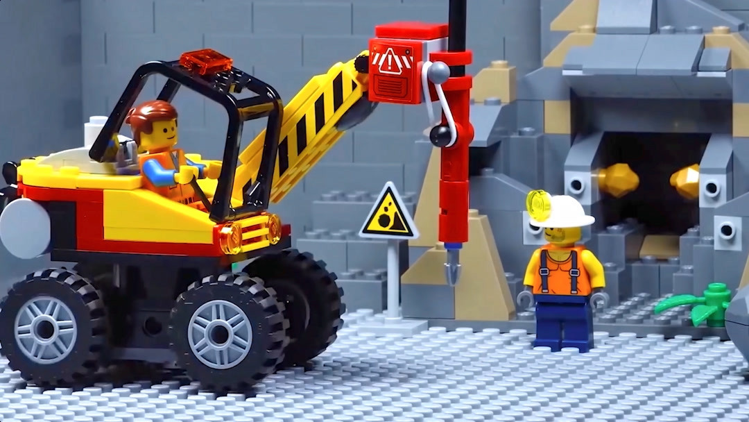 乐高定格动画,失败的城市寻宝,积木定格卡通!