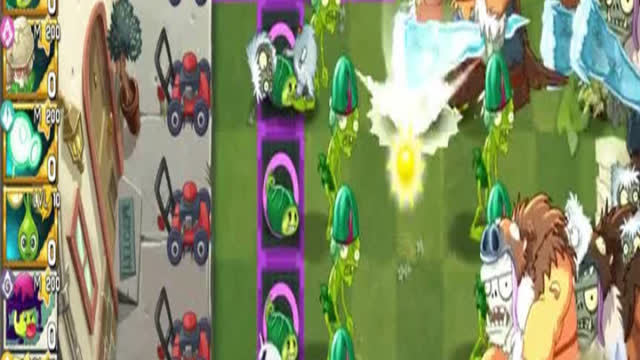 植物大战僵尸搞笑修改版2,把冰雪巨人召唤...