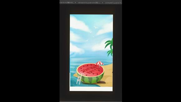 一张夏日风情的海报是如何诞生的?#海报设计