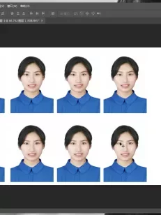 PS教程——如何给证件照拍排版一