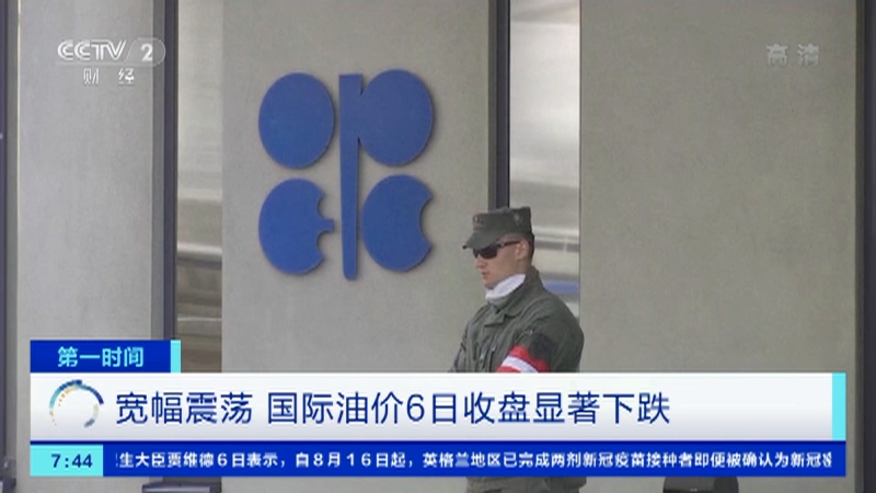 [第一时间]宽幅震荡 国际油价6日收盘显著下跌