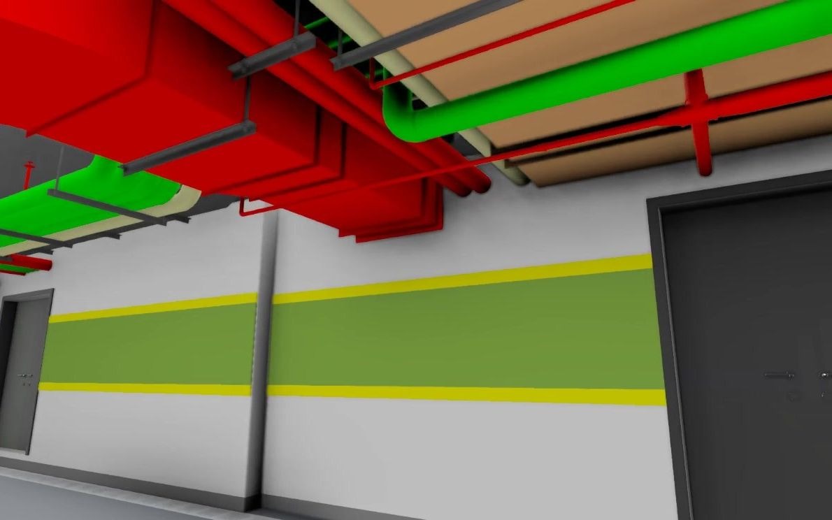 机电模型-施工项目-管线综合设计