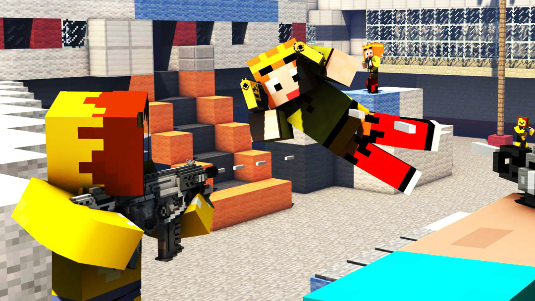 【小龙】我的世界MC枪战吃鸡-第二名 服务器minecraft游戏视频