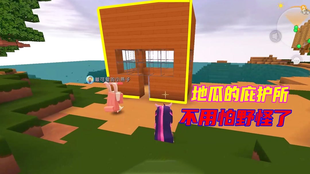 小宇家族极限生存3:地瓜建火柴盒庇护所,小燕子只身与野怪搏斗