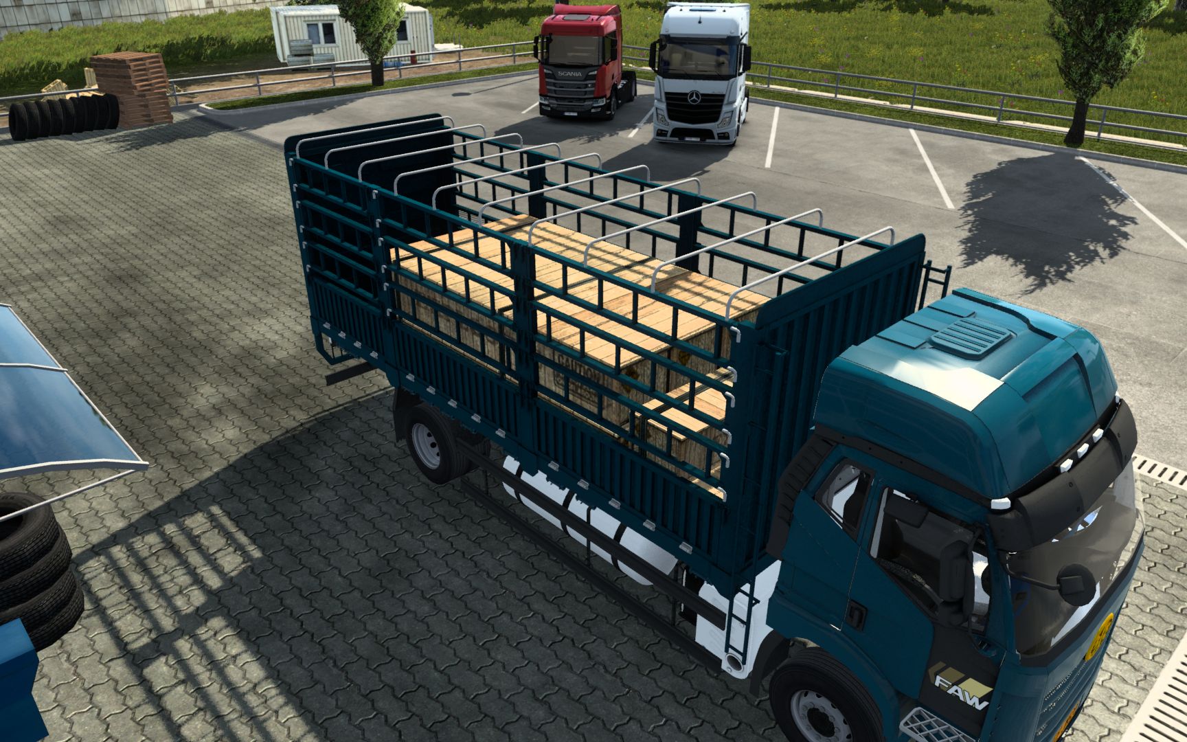 欧卡2:解放J6L 三种带特效货物