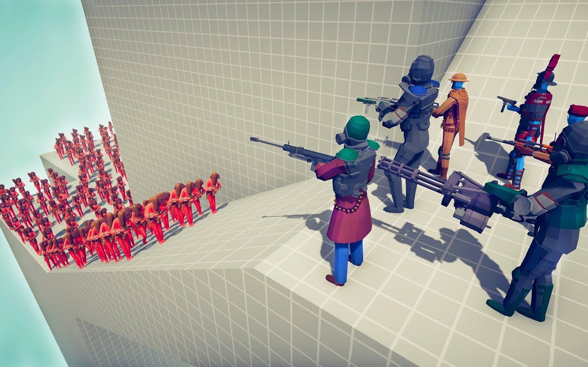 全面战争模拟器:近战部队能不能打赢一支现代狂暴生化突击队