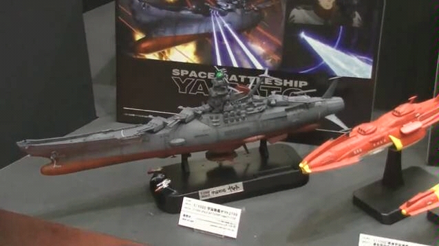 宇宙战舰大和号2199 1/1000系列模型展位展示2014日本模型展外加...