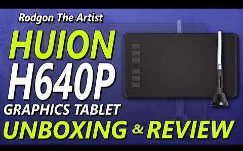 绘王HUION新款 H640P超薄便携式手绘板,初学者的你,首选它!