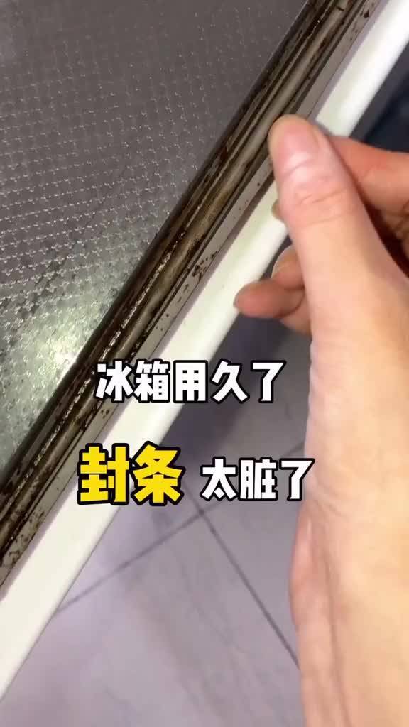 清理冰箱封条简单又实用
