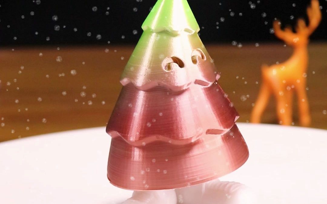 ...圣诞节庆祝计划泡汤了?3d打印机在手,分分钟搞定。3d打印圣诞树! ...