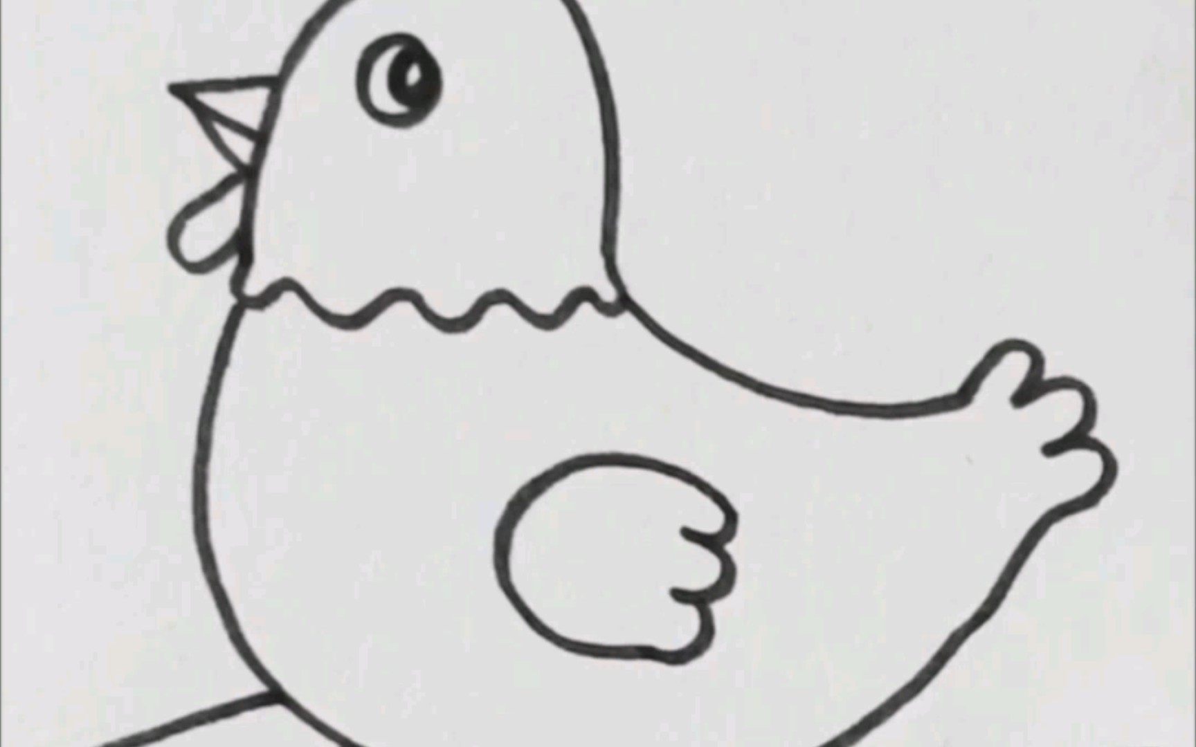 先有鸡还是先有蛋,小鸡绘画,母鸡孵蛋