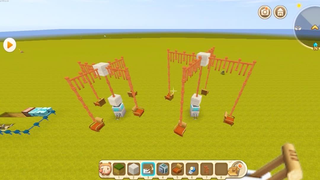 飞龙解说 迷你世界 电路 全自动旋转小木马教程 第140集