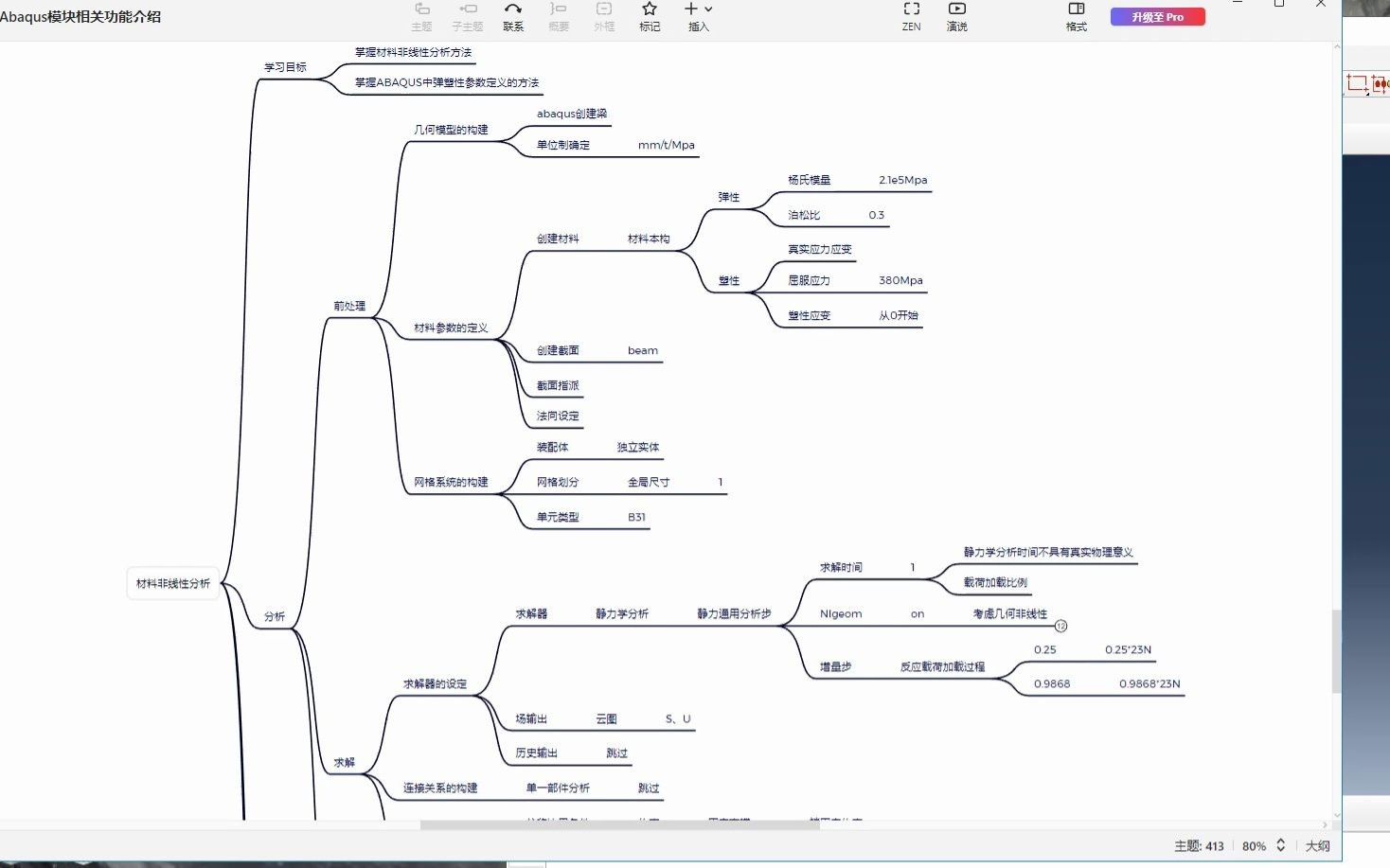 【Abaqus】梁单元材料非线性分析