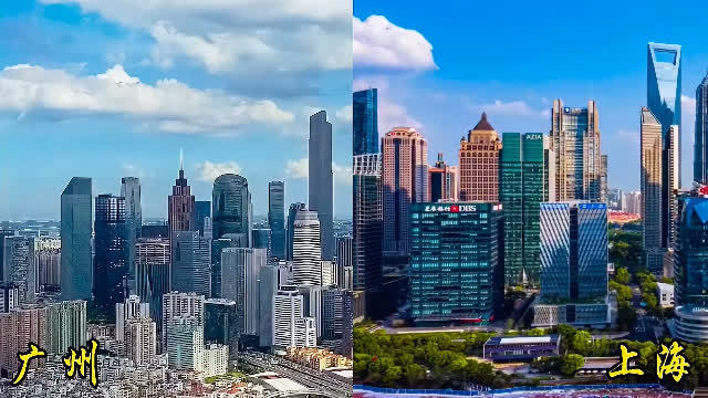 广州和上海,两大一线城市,论城建规模如何?