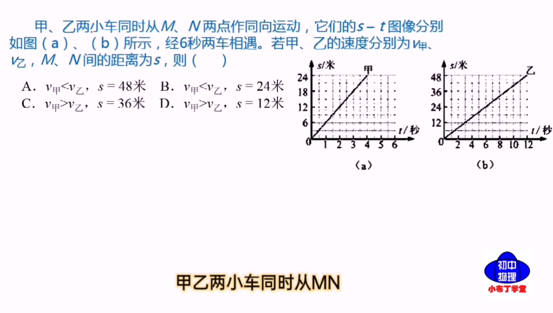 跟我学:解初中物理题-速度路程的计算问题