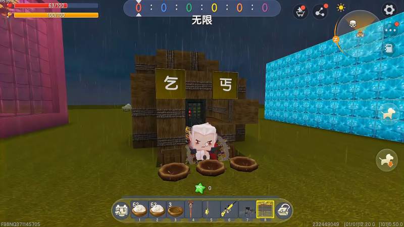 迷你世界:乞丐是上帝,没想到地下藏着超炫神器