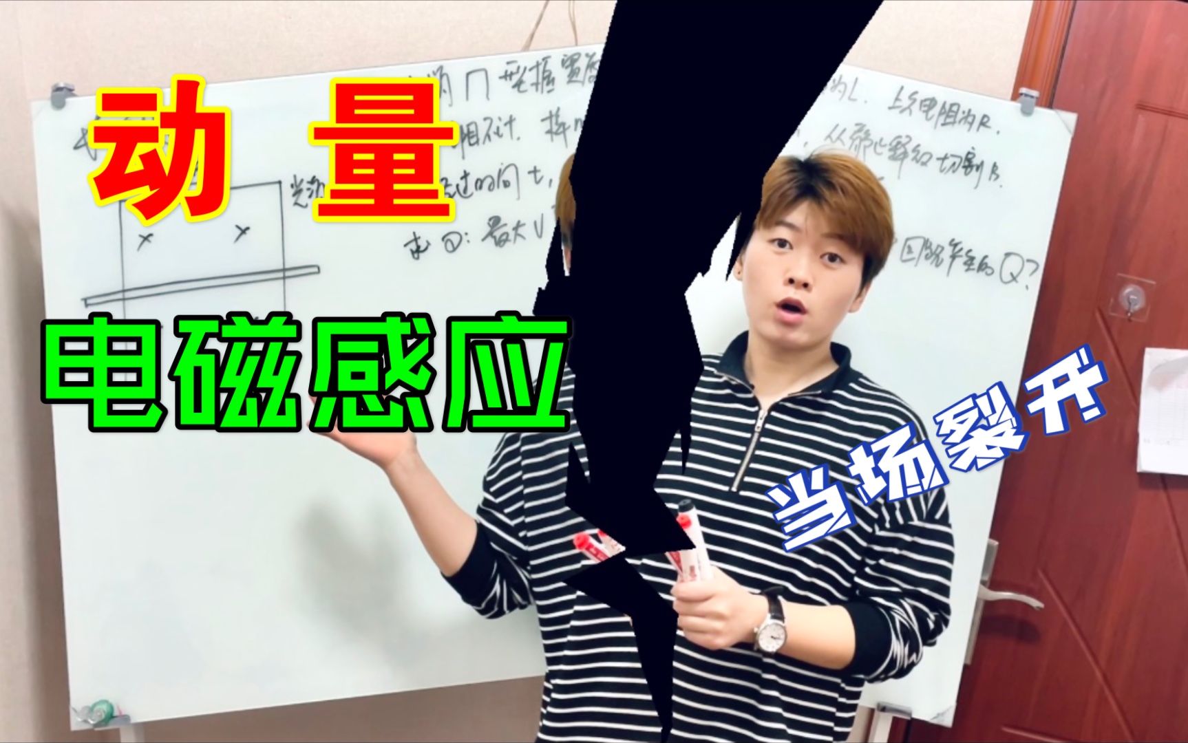 【高中物理】电磁感应大题——动 量 能 量 综合题目