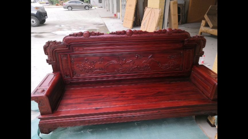 高档实木家具 红木沙发 修复 翻新 油漆上色