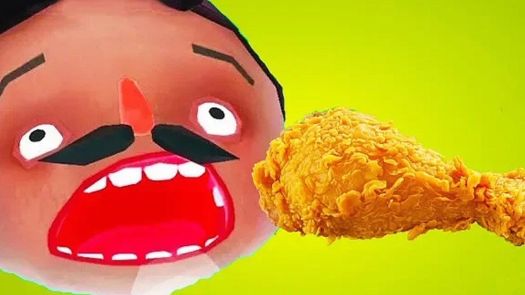 【厨房模拟器】啊!张嘴～请你吃个大鸡腿!游戏