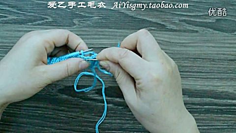 双罗纹门襟用针收针法