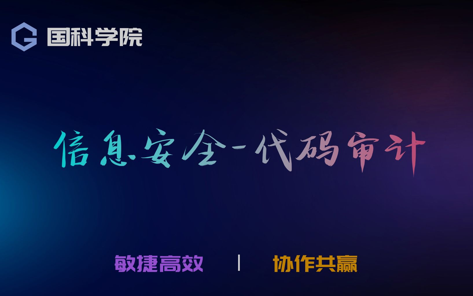 国科学院-信息安全公开课-代码审计