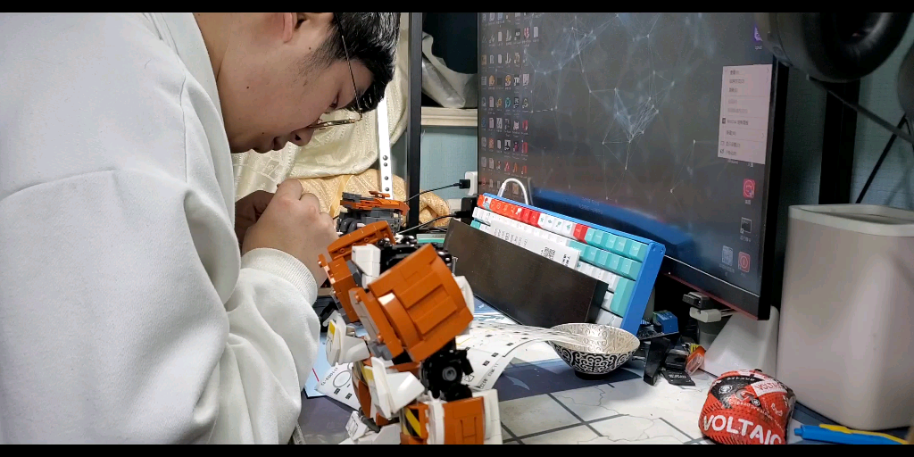 【灵笼】白鲨14乐高手办贴纸最后一天,完成了